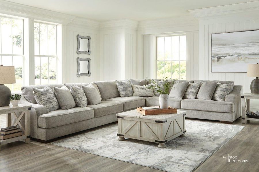 Bayless 4-Piece Sectional In Smoke by Ashley Furniture | 1StopBedrooms