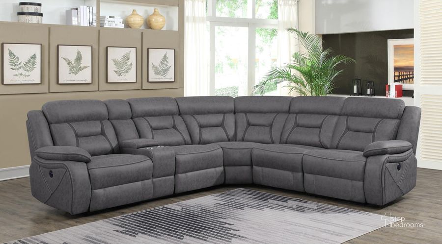 Camargue Stone Sectional by Coaster | 1StopBedrooms