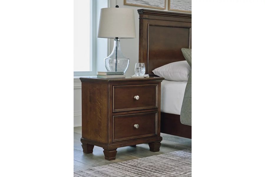 Danabrin Brown Two Drawer Night Stand by Ashley Furniture | 1StopBedrooms