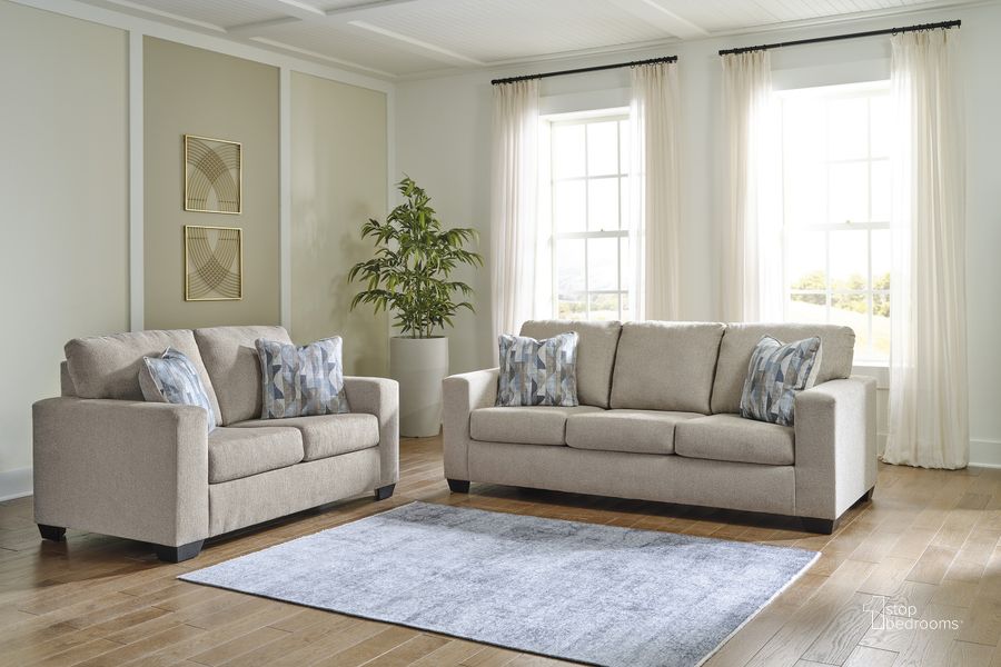Deltona Loveseat In Parchment by Ashley Furniture | 1StopBedrooms