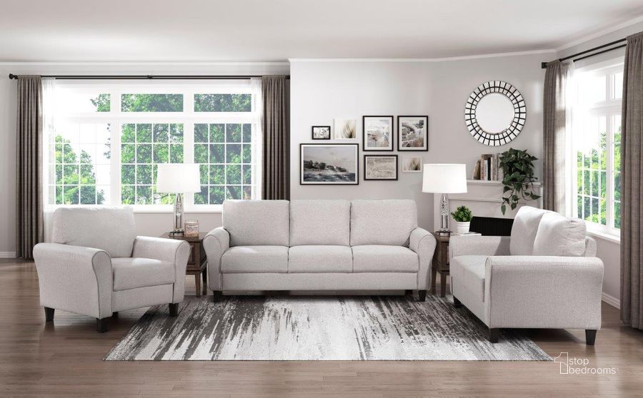 Ellery Sofa In Brown by Homelegance | 1StopBedrooms