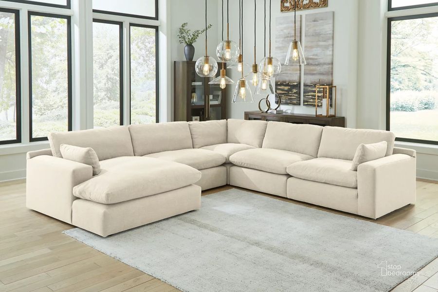 Elyza 5-Piece LAF Sectional With Chaise In Linen by Ashley Furniture ...