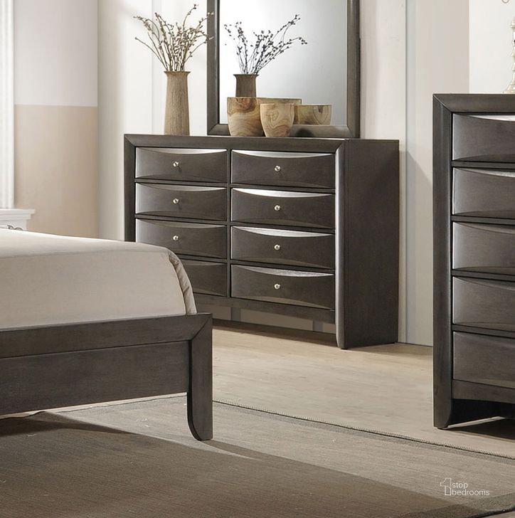Emily Bookcase Bedroom Set (Grey) by Crown Mark | 1StopBedrooms