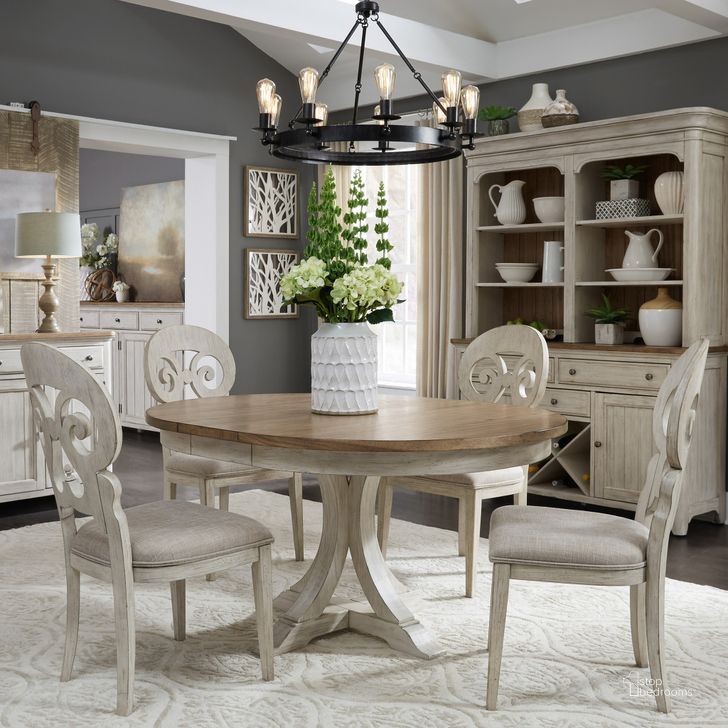 Farmhouse Reimagined Antique White Server by Liberty | 1StopBedrooms