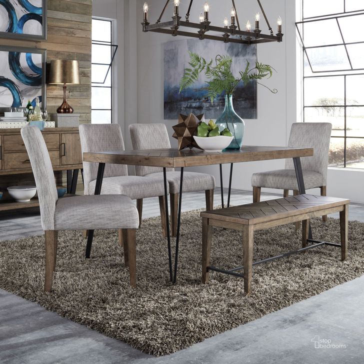 Horizon Rustic Caramel Bench by Liberty | 1StopBedrooms