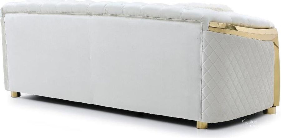 Lexi Sofa In Ivory by Glory | 1StopBedrooms