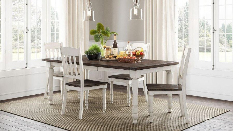 Madison County Dining Room Set (Vintage White and Barnwood) by Jofran ...