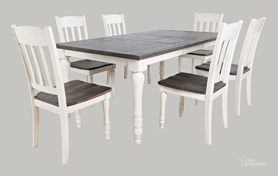 Madison County Dining Room Set (Vintage White and Barnwood) by Jofran ...