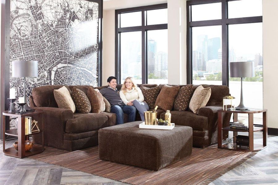 Mammoth Chocolate RAF Sectional by Jackson | 1StopBedrooms