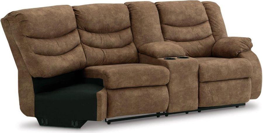 Partymate 2-Piece Reclining Sectional In Brindle by Ashley Furniture ...