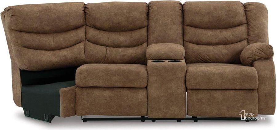 Partymate 2-Piece Reclining Sectional In Brindle by Ashley Furniture ...
