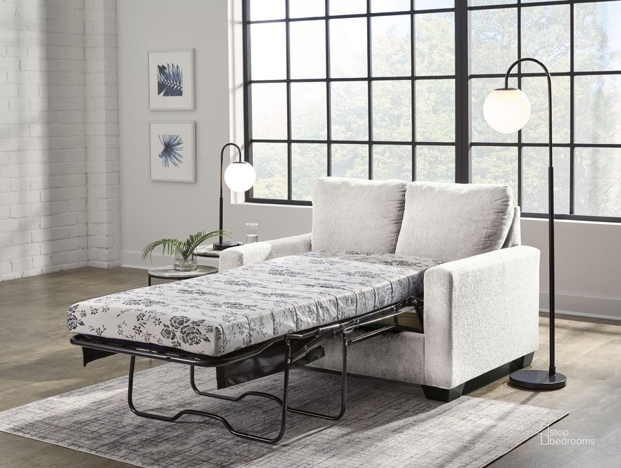 Rannis Twin Sofa Sleeper In Snow by Ashley Furniture | 1StopBedrooms