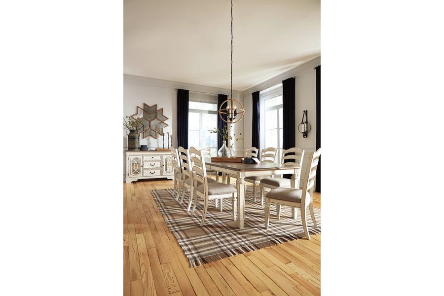 Realyn White Extendable Rectangular Dining Table by Ashley Furniture ...