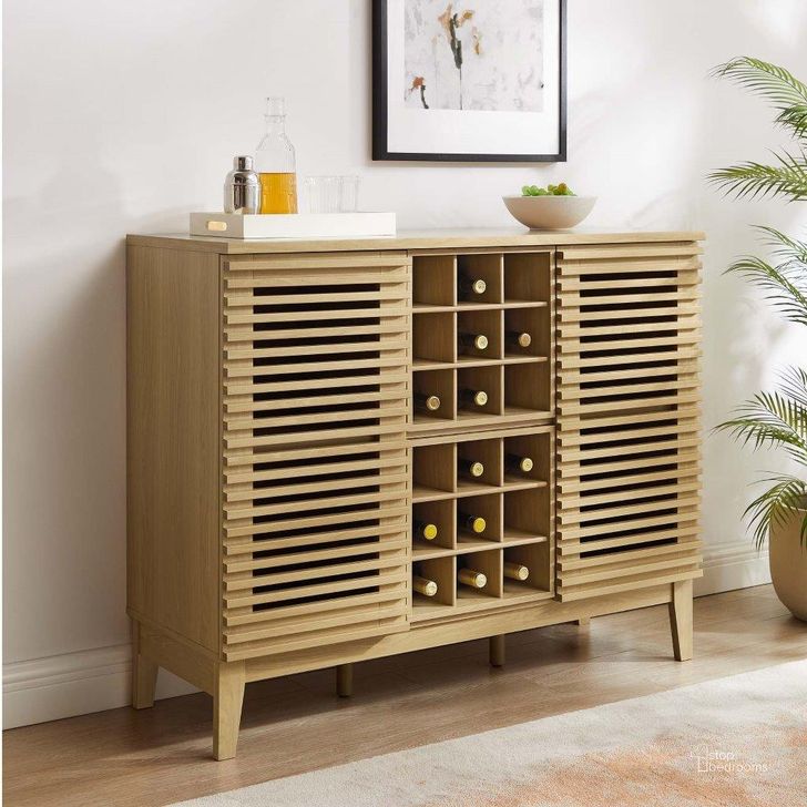 Render Oak Bar Cabinet by Modway | 1StopBedrooms