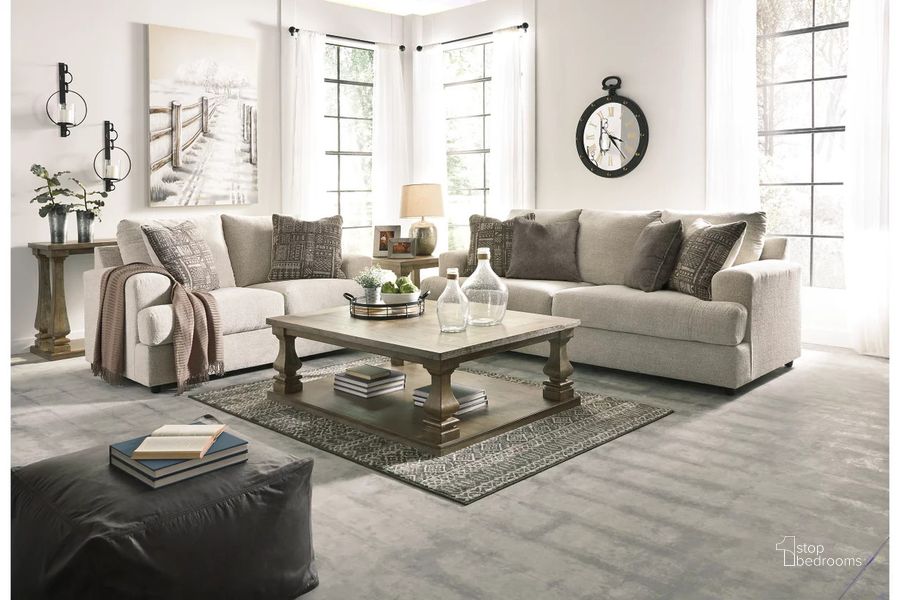 Soletren Sofa In Stone by Ashley Furniture | 1StopBedrooms
