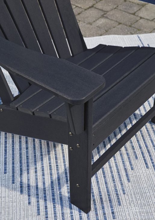 Sundown Treasure Black Adirondack Chair by Ashley Furniture | 1StopBedrooms