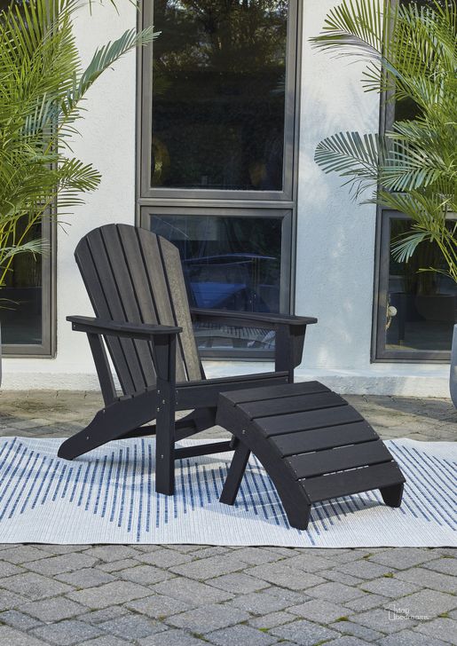Sundown Treasure Black Adirondack Chair by Ashley Furniture | 1StopBedrooms