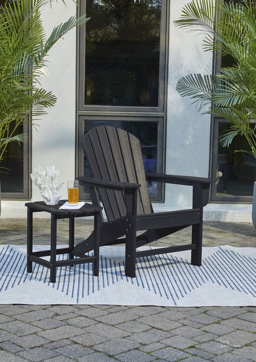 Sundown Treasure Black Adirondack Chair by Ashley Furniture | 1StopBedrooms