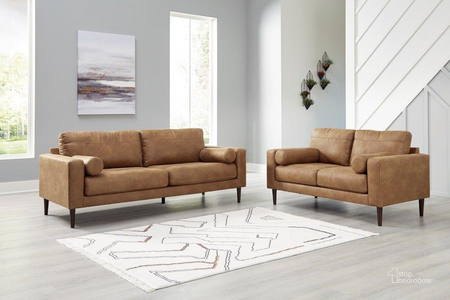 Telora Sofa In Caramel by Ashley Furniture | 1StopBedrooms