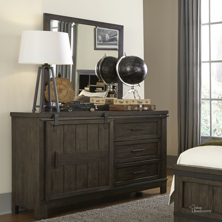 Thornwood Gray Barn Door Dresser by Liberty | 1StopBedrooms