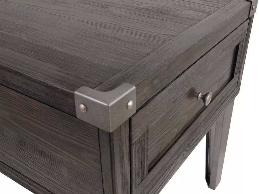 Todoe Dark Gray Rectangular End Table by Ashley Furniture | 1StopBedrooms
