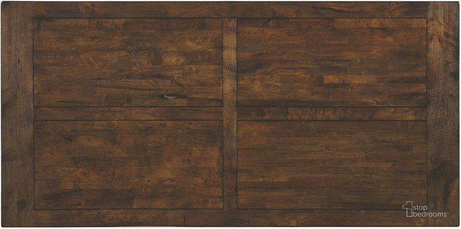 Coleman Rustic Golden Brown Rectangular Dining Table by Coaster ...