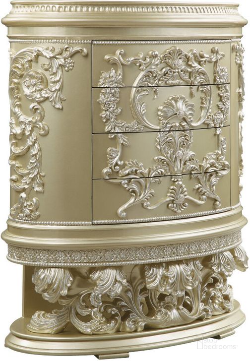 Acme Vatican Chest In Champagne Silver Finish | 1StopBedrooms