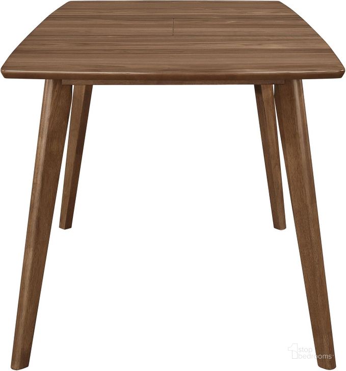 Alfredo Natural Walnut Dining Table by Coaster | 1StopBedrooms