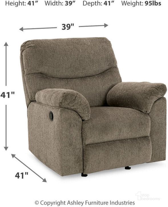 Alphons Recliner In Putty by Ashley Furniture | 1StopBedrooms