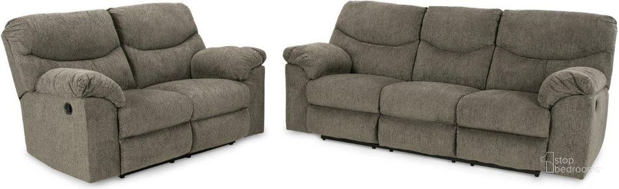 Alphons Reclining Living Room Set In Putty by Ashley Furniture ...