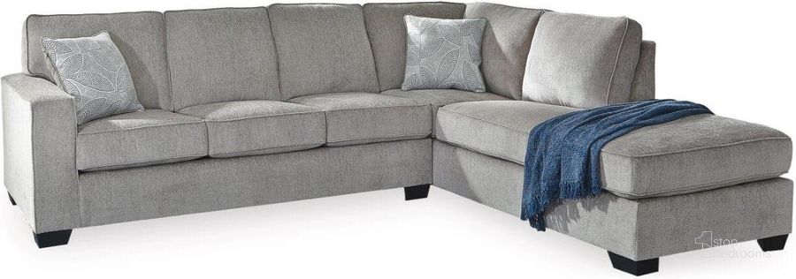 Altari 2-Piece RAF Sleeper Sectional With Chaise In Alloy by Ashley ...