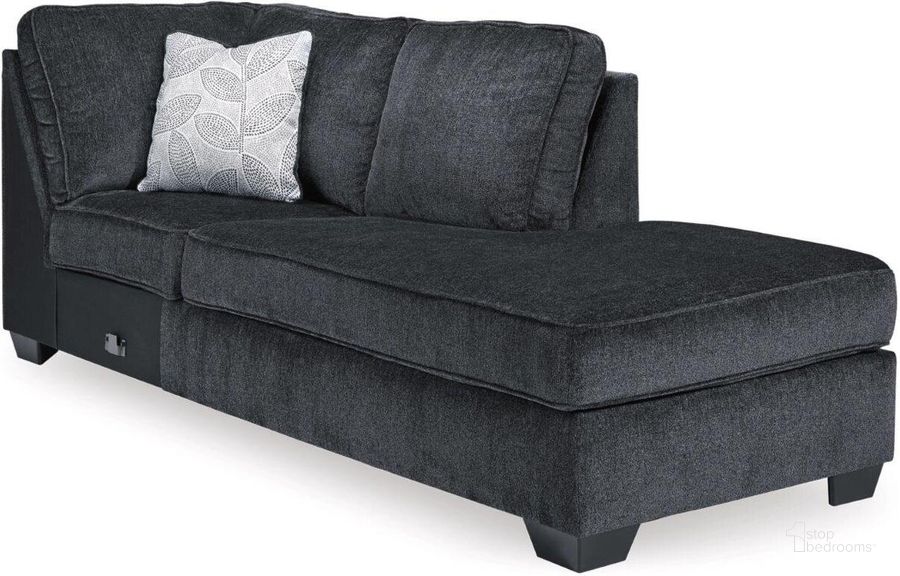 Altari 2-Piece RAF Sleeper Sectional With Chaise In Slate by Ashley ...