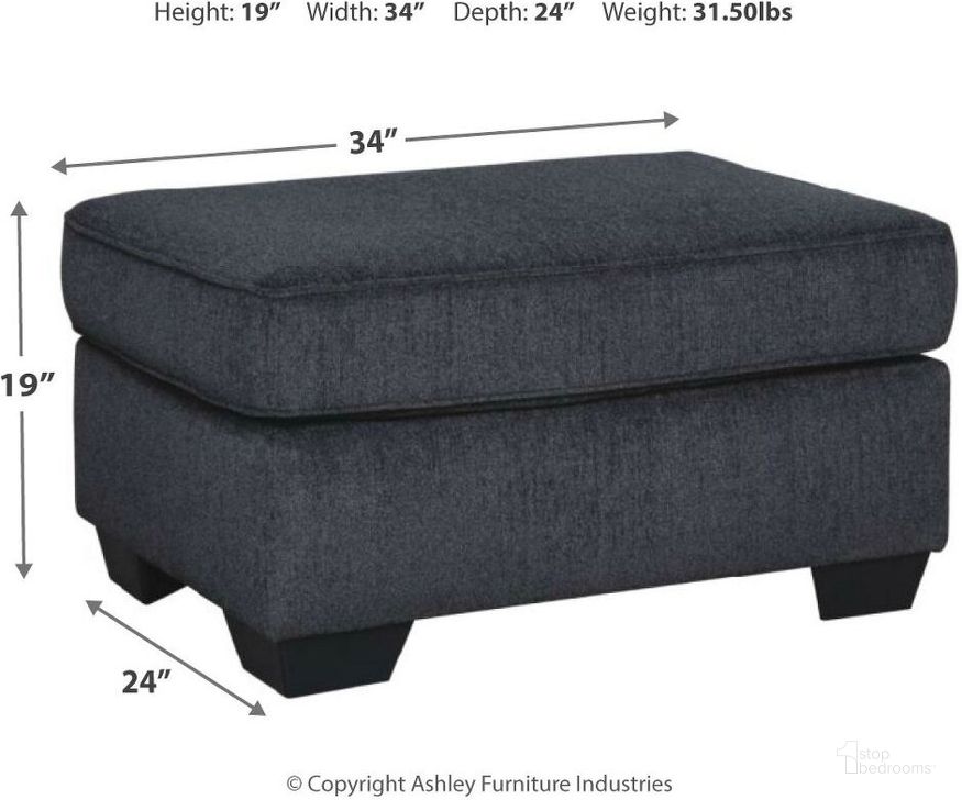 Altari Ottoman In Slate by Ashley Furniture | 1StopBedrooms