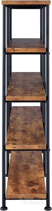 Analiese Antique Nutmeg Bookcase by Coaster | 1StopBedrooms
