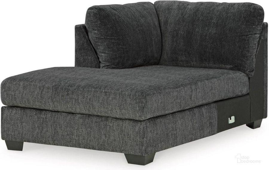 Biddeford 2-Piece LAF Sectional With Chaise In Ebony by Ashley ...
