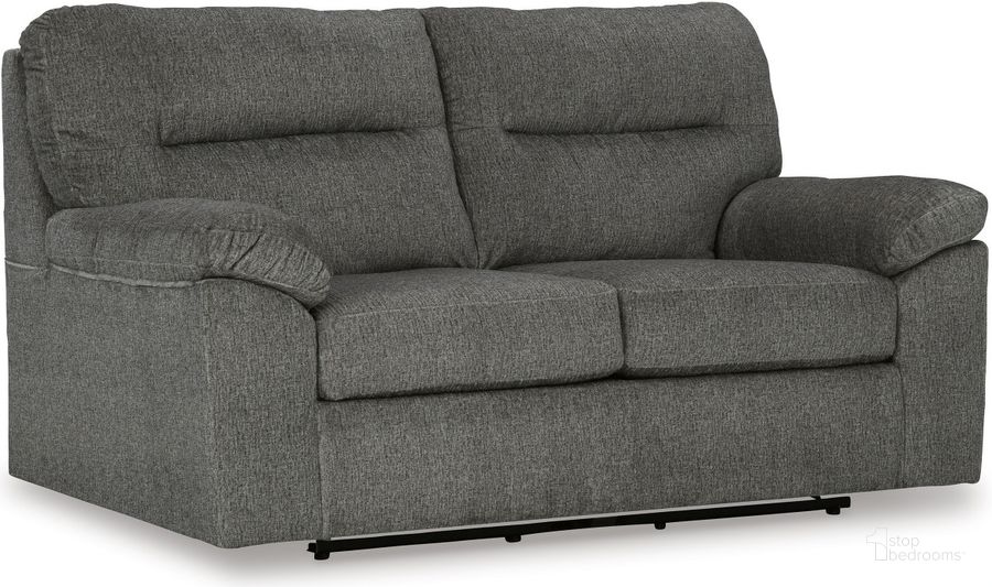 Bindura Glider Loveseat In Mineral by Ashley Furniture | 1StopBedrooms