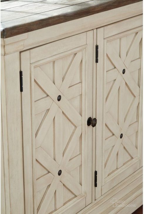 Bolanburg White and Gray Dining Server by Ashley Furniture | 1StopBedrooms