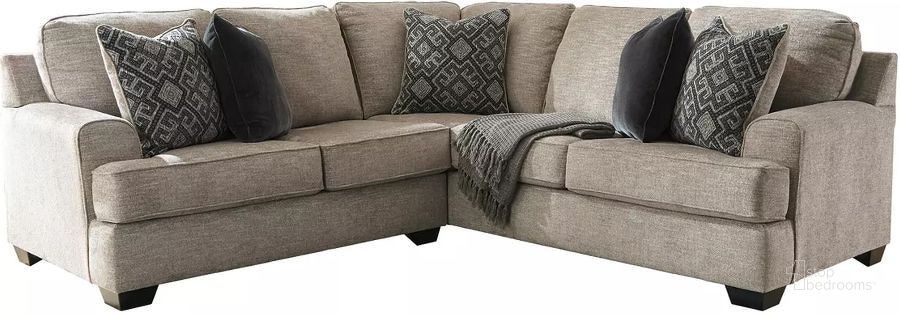 Bovarian 2-Piece RAF Sectional In Stone by Ashley Furniture | 1StopBedrooms