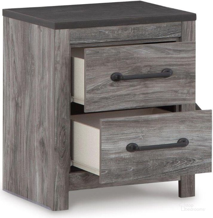 Bronyan Dark Gray Nightstand by Ashley Furniture | 1StopBedrooms