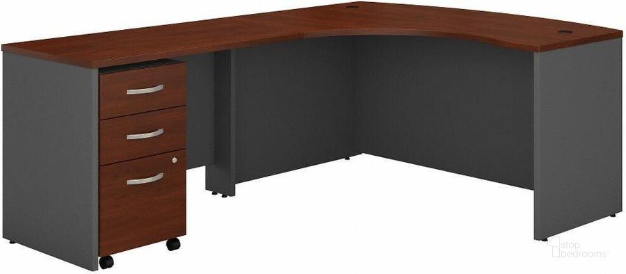 Bush Business Furniture Series C Left Handed L Shaped Desk with Mobile ...