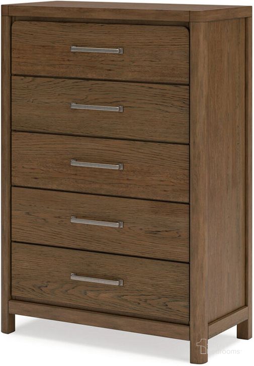 Cabalynn Light Brown Five Drawer Chest by Ashley Furniture | 1StopBedrooms