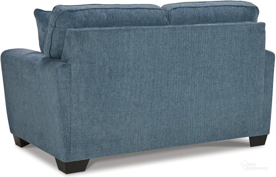 Cashton Loveseat In Blue by Ashley Furniture | 1StopBedrooms