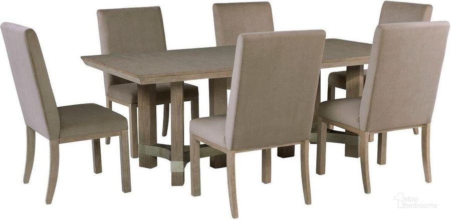 Chrestner Grey Rectangular Dining Room Set by Ashley Furniture | 1StopBedrooms