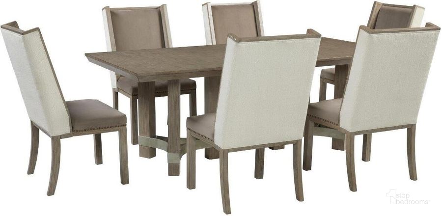 Chrestner Grey Rectangular Dining Room Set by Ashley Furniture | 1StopBedrooms