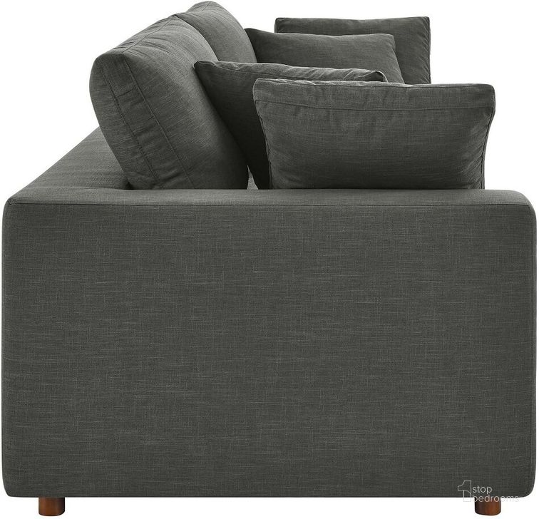 Commix Down Filled Overstuffed Sofa In Gray by Modway | 1StopBedrooms