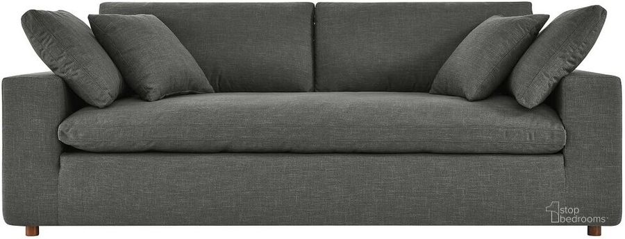 Commix Down Filled Overstuffed Sofa In Gray by Modway | 1StopBedrooms