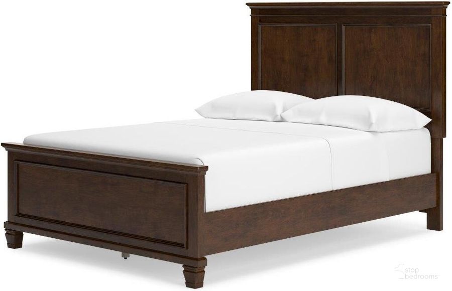 Danabrin Rich Brown Cherry Full Panel Bed by Ashley Furniture ...
