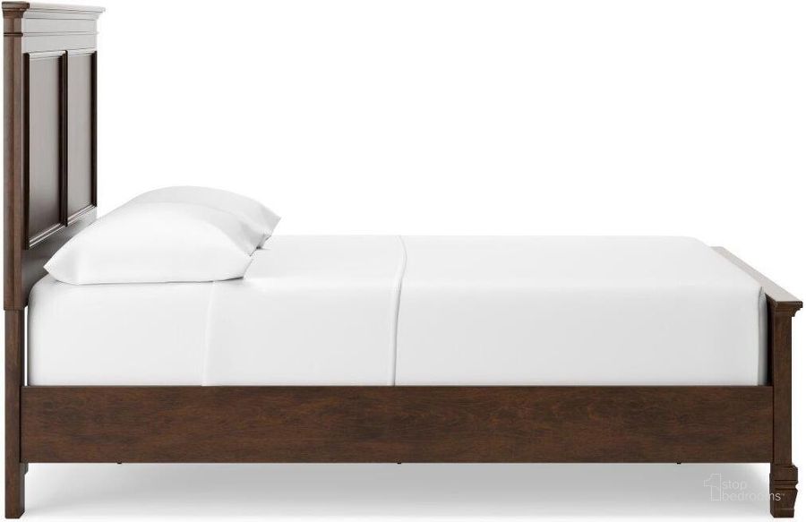 Danabrin Rich Brown Cherry Full Panel Bed by Ashley Furniture ...