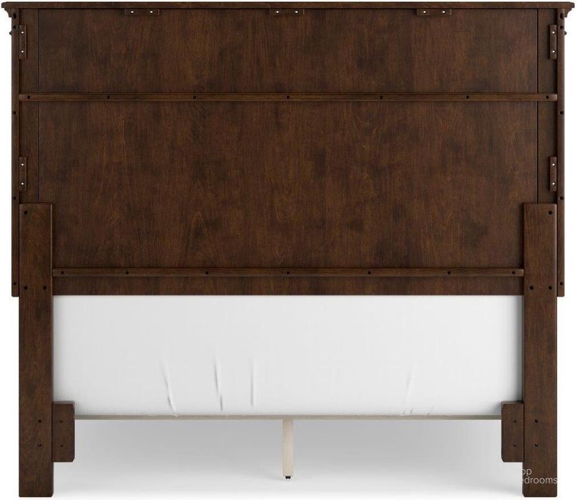 Danabrin Rich Brown Cherry Full Panel Bed by Ashley Furniture ...