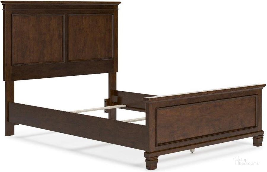 Danabrin Rich Brown Cherry Full Panel Bed by Ashley Furniture ...